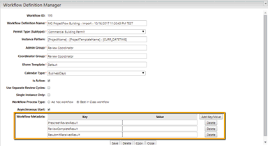 EForm Button Configuration